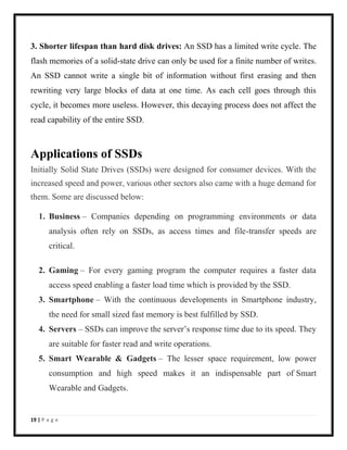 SSD Seminar Report | PDF