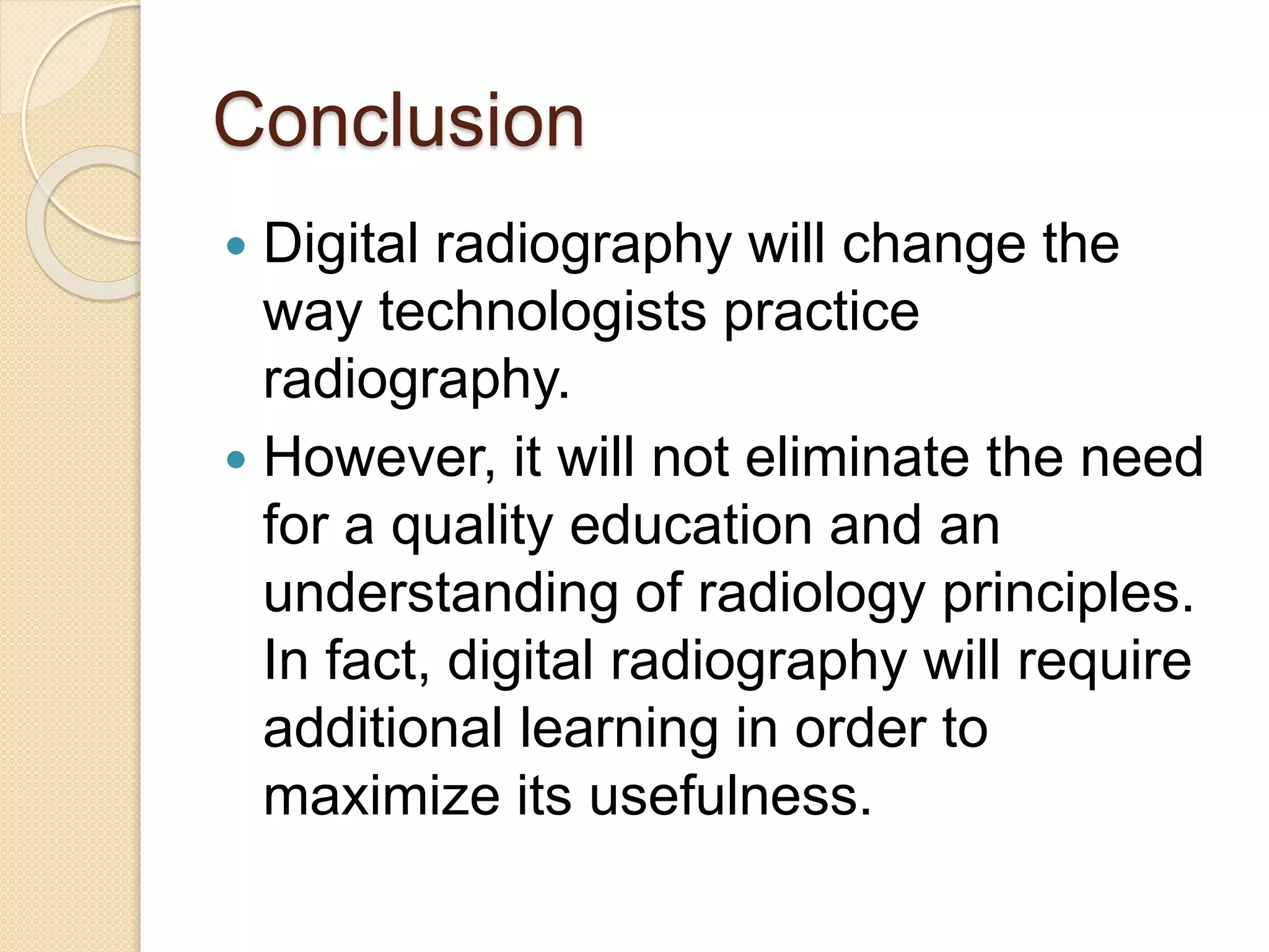 Digital Radiography | PPTX