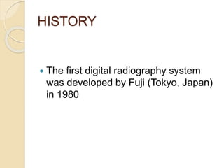 Digital Radiography | PPTX