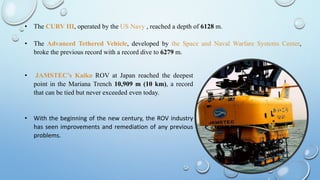 Seminar Remotely Operated Vehicle ( ROV ) | PPT