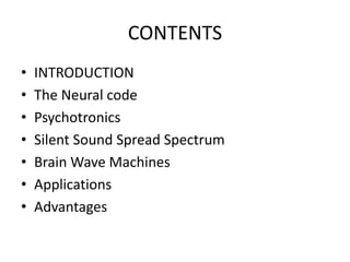Mind Control Using Psychotronics | PPTX