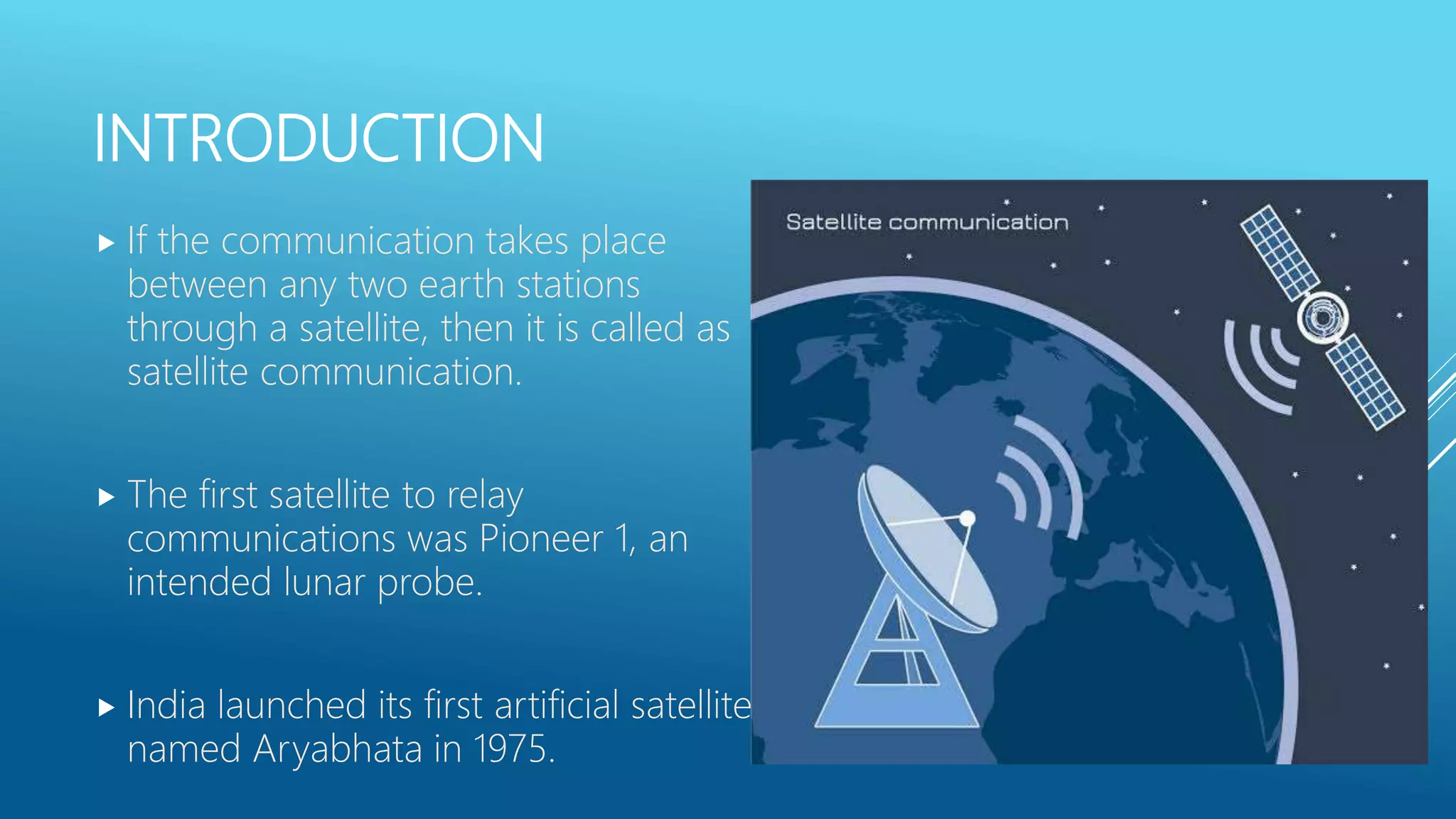 Seminar on satellite communication | PPTX