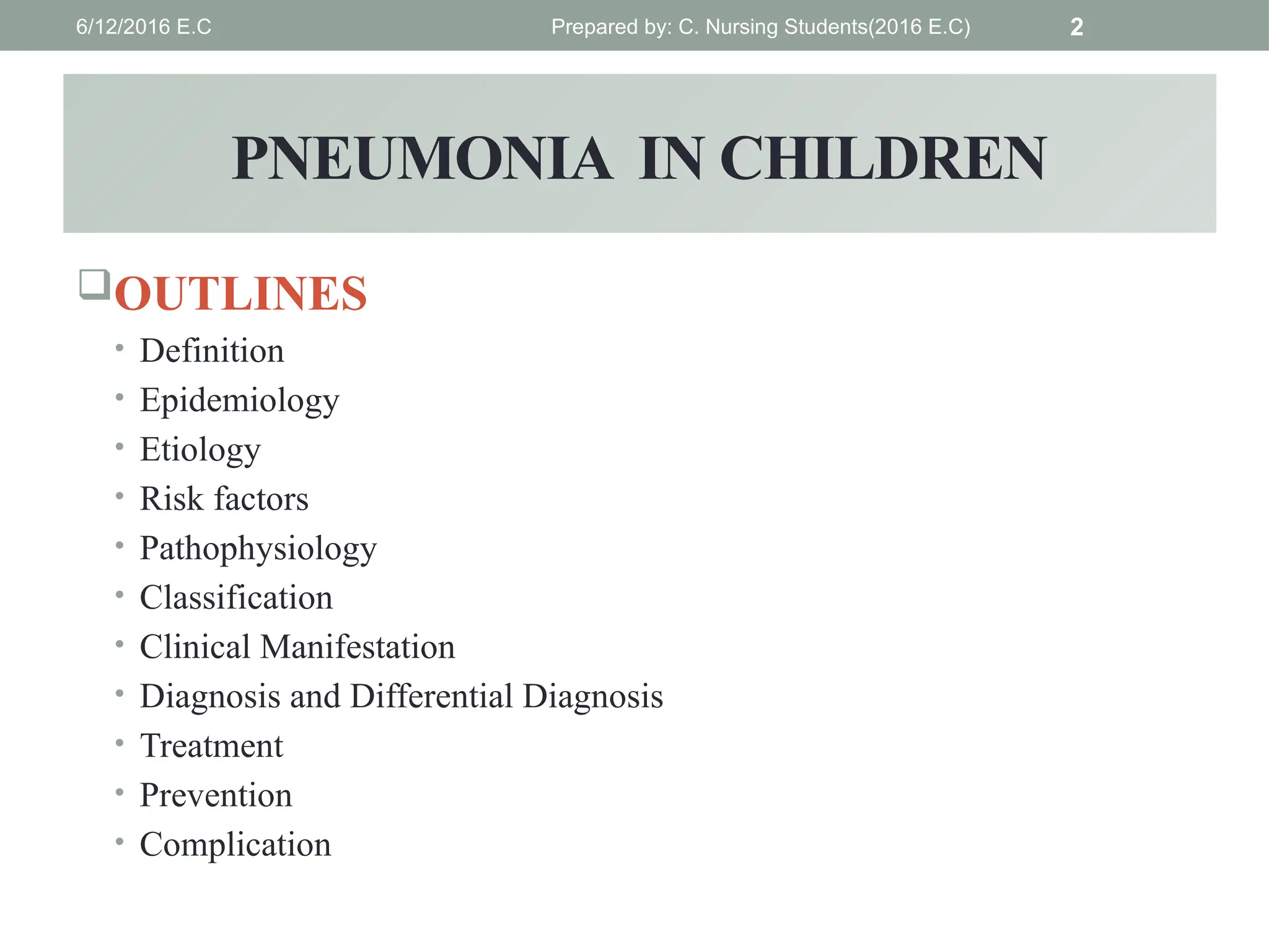 Pneumonia pathophysiology details ppt free | PPTX