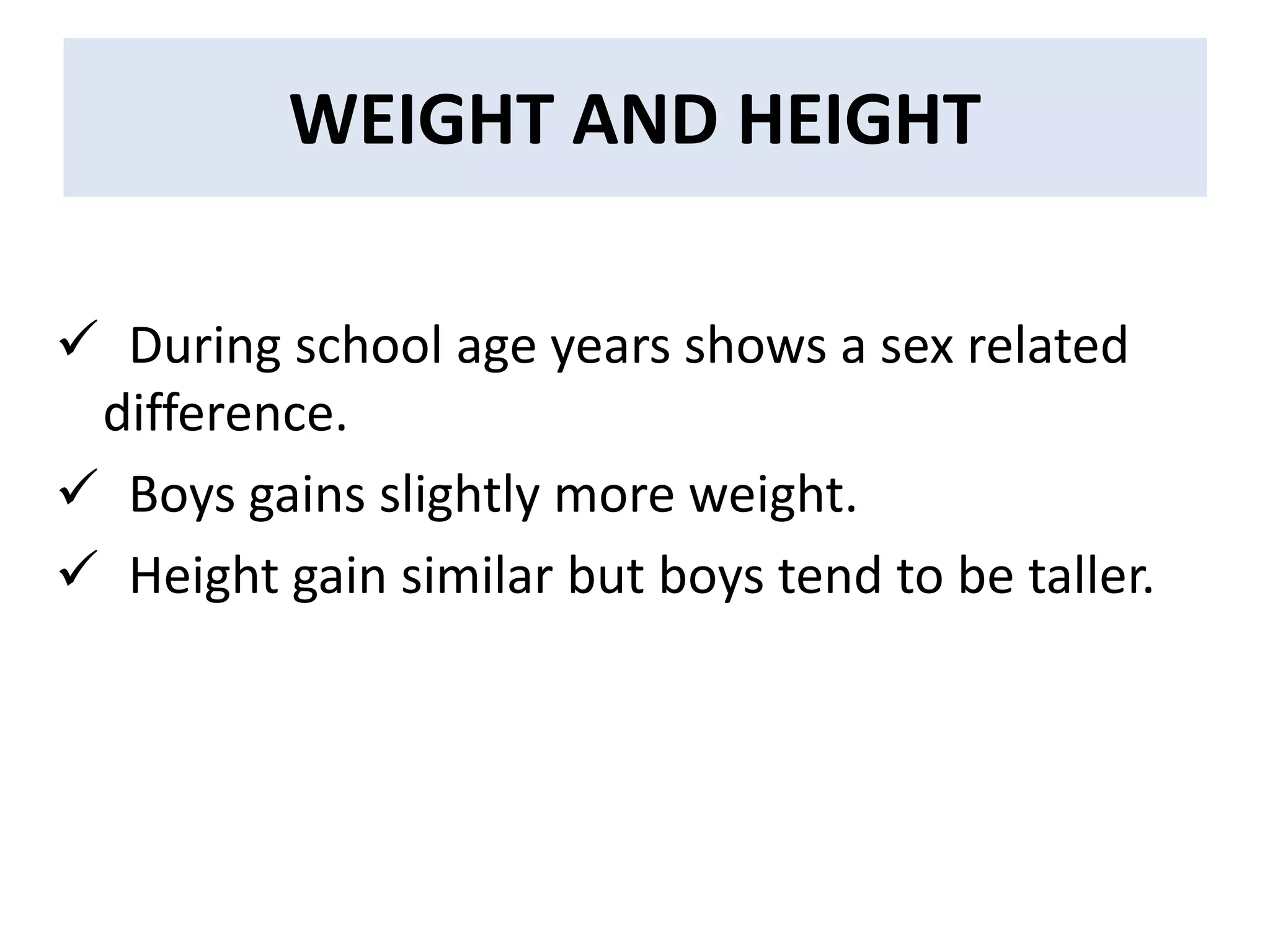 Growth and Development of School Age Child | PPTX