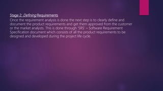 software development life cycle(SDLC) | PPTX