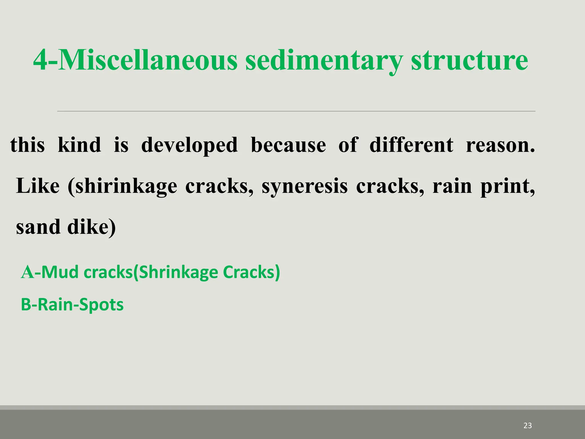 sedimentary structure is the feature in sedimentary rock , to ...