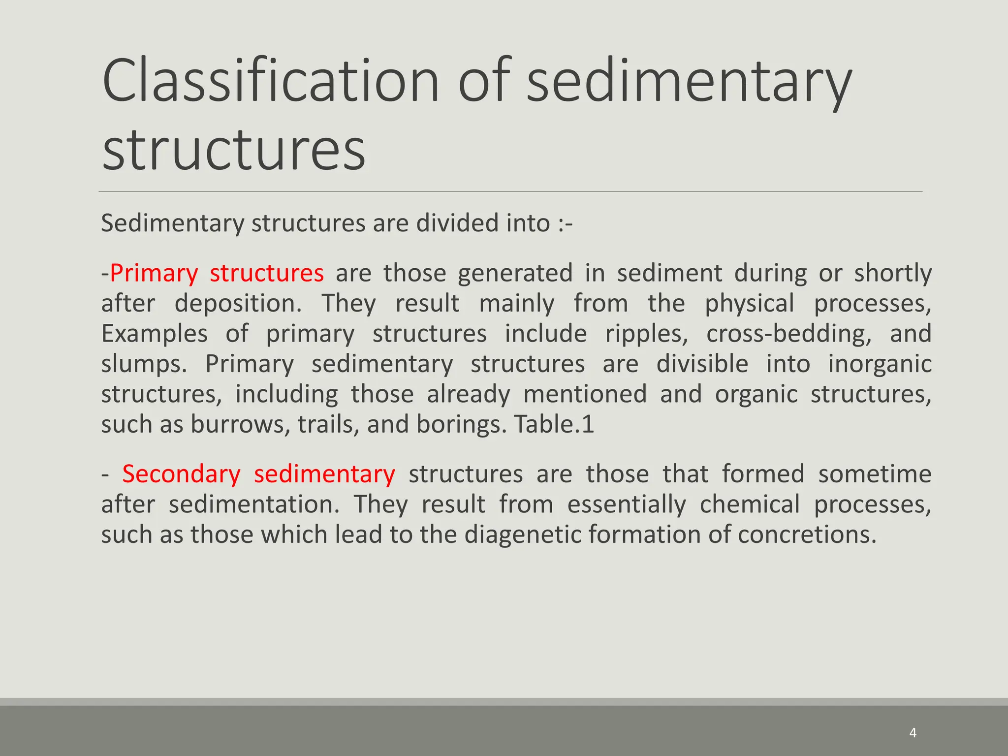 sedimentary structure is the feature in sedimentary rock , to ...