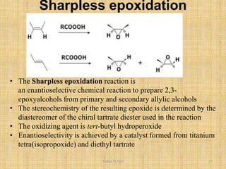 heck reaction, suzuki coupling and sharpless epoxidation | PPTX