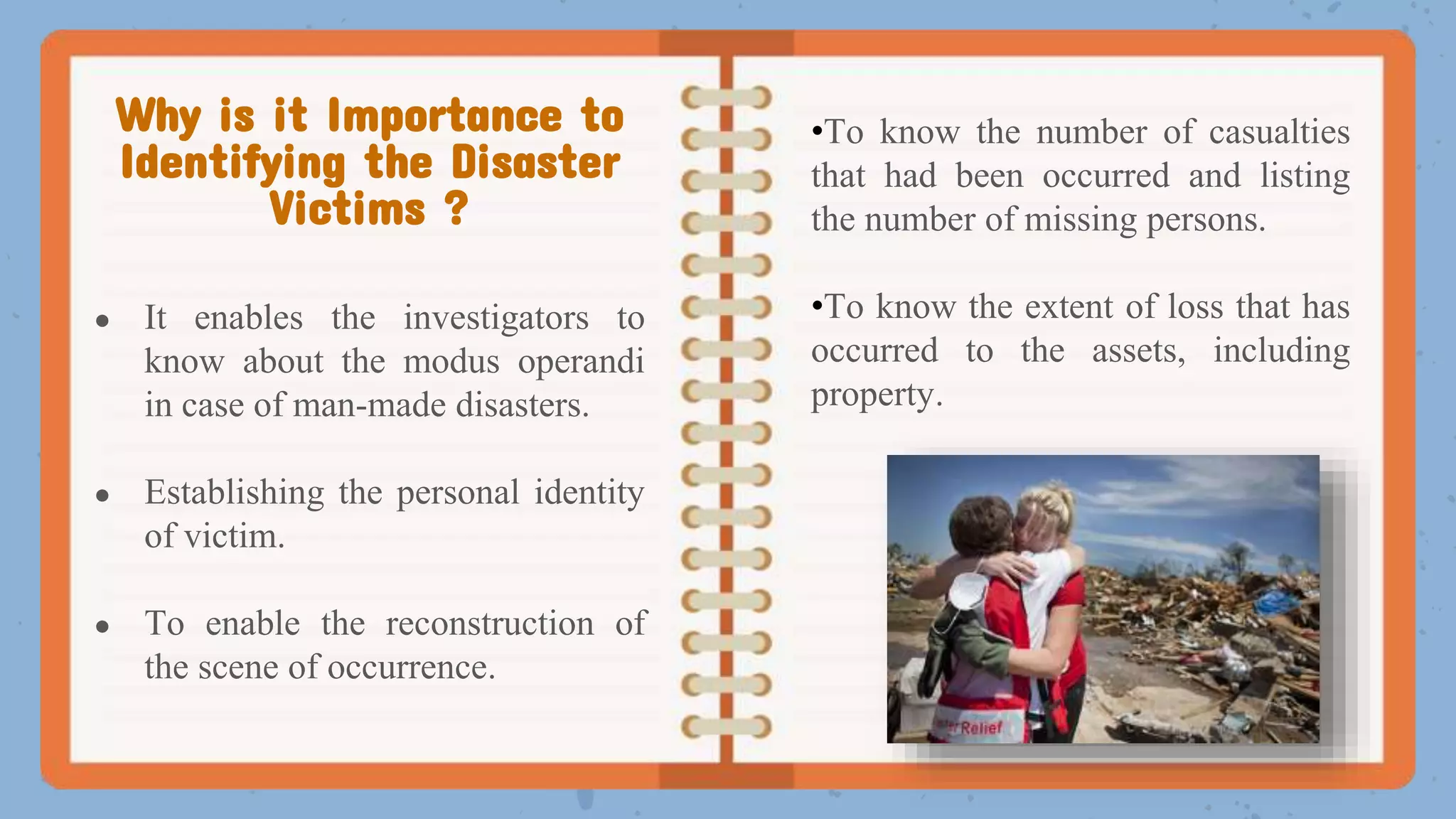 Disaster Victim Identification (DVI) | PPTX