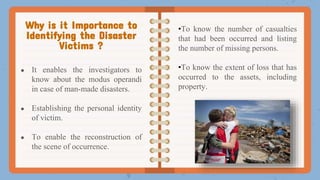 Disaster Victim Identification (DVI) | PPTX