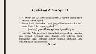 Adat Perpatih Patuh Syariah di Malaysia | PPTX