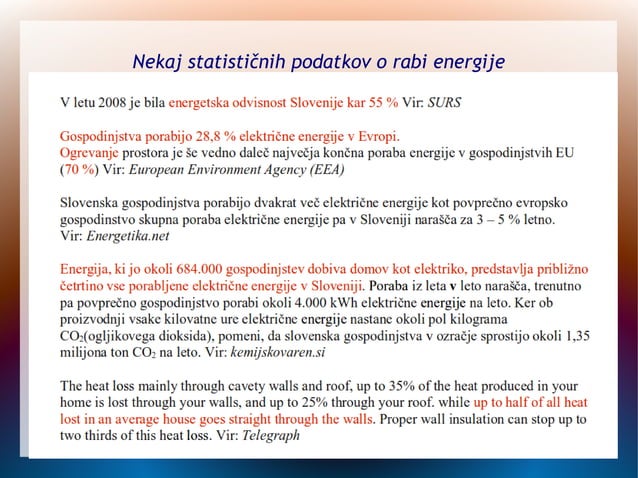 Seminarska naloga: Toplotni mostovi | PPT
