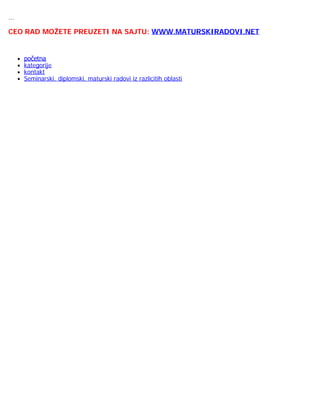 Seminarski diplomskipojam privrednih-drustava | PDF