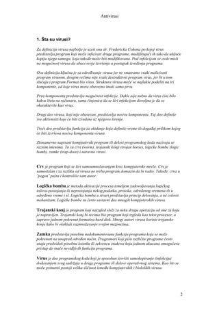 Seminarski rad antivirusi | DOC