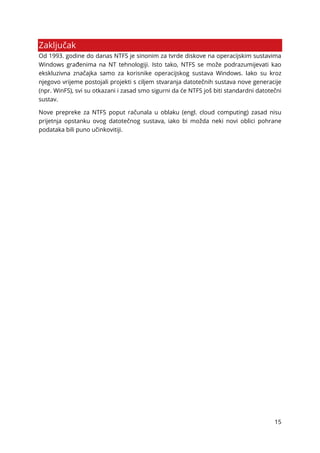 NTFS - seminarski rad (2018) | PDF