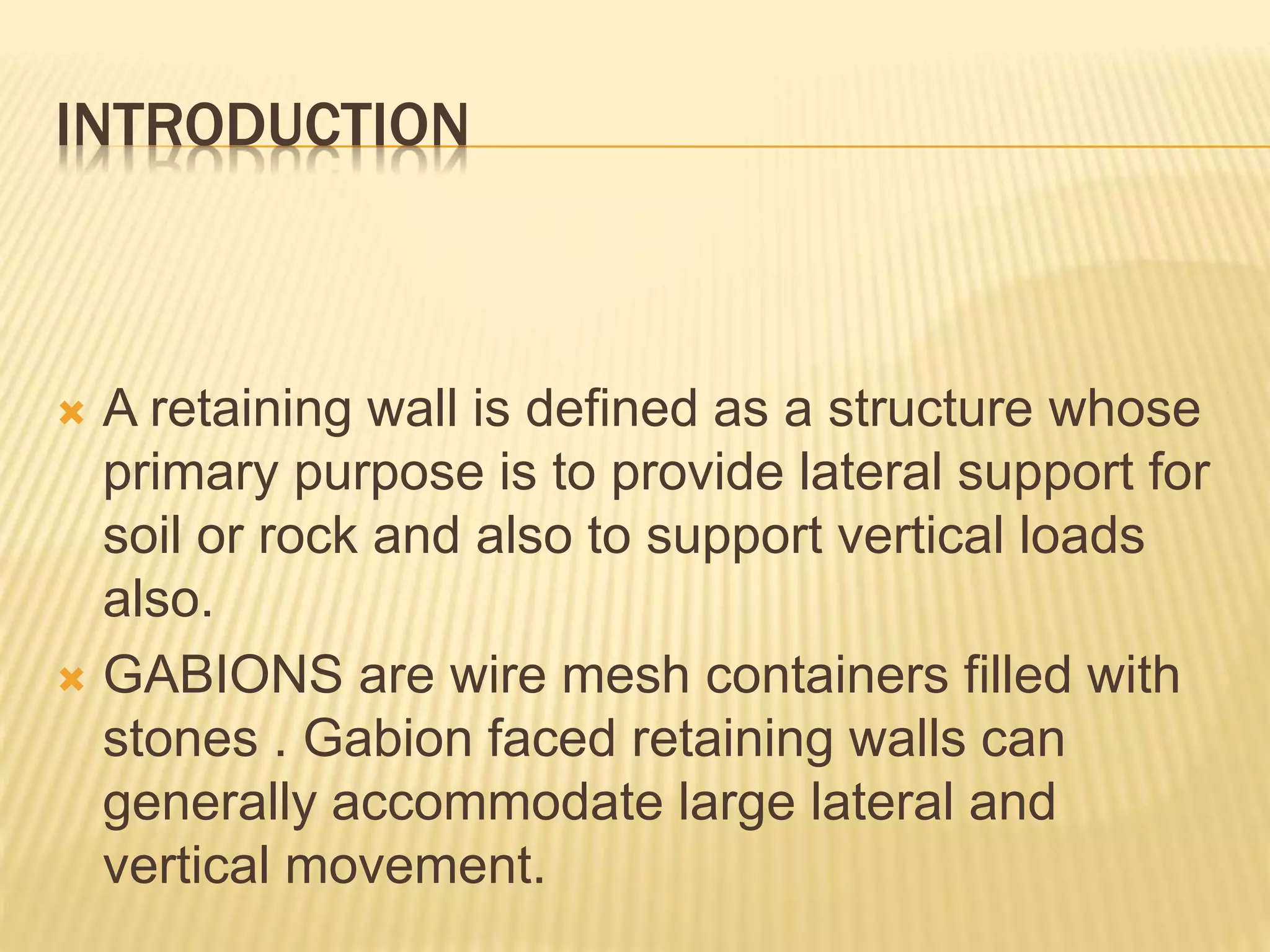 reinforced gabions | PPTX