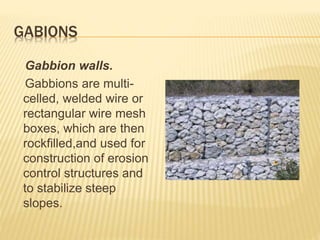 reinforced gabions | PPTX
