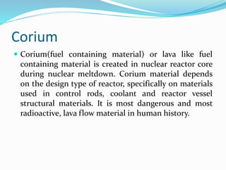 Role of simulant material in nuclear reactor | PPT