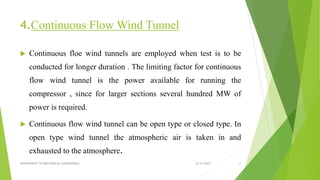 Types of Wind tunnels | PPTX