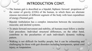 GIAT MECHANICS IN LOWER LIMB AMPUTATION | PPT