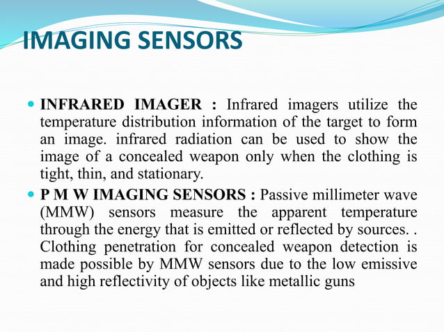 concealed weapon detection using digital image processing | PPTX | Cameras and Camcorders ...