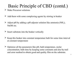 THIN FILMS AND CHEMICAL BATH DEPOSITION TECHNIQUE.pptx