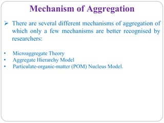 Seminar soil aggregation | PPTX