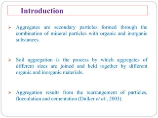 Seminar soil aggregation | PPTX