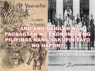 Ekonomiks: Kalagayan ng Ekonomiya ng Pilipinas sa Iba't-ibang Panahon | PPTX