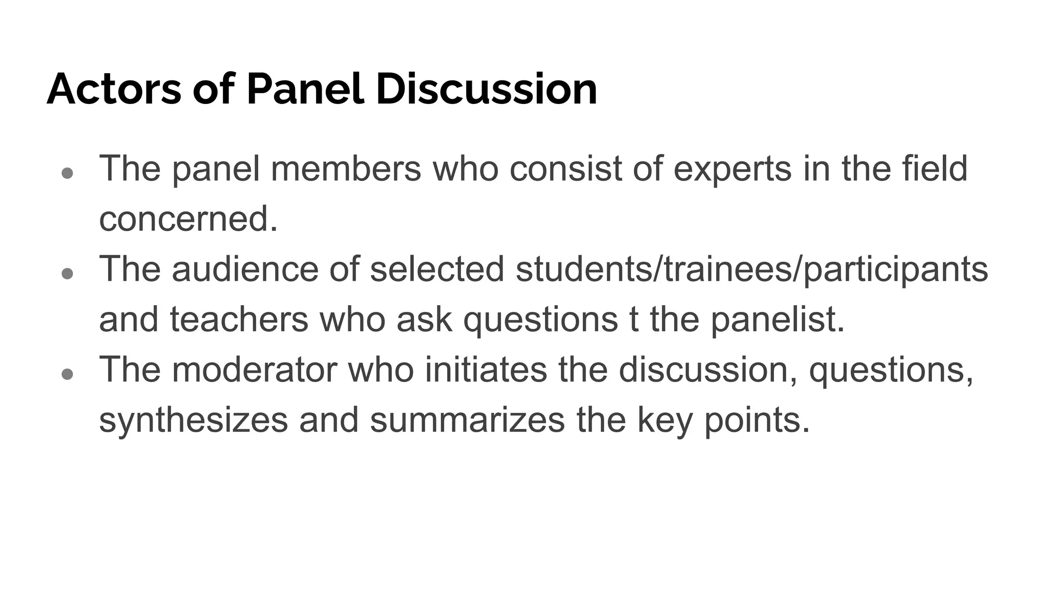 Seminars, Symposium, Conference, panel discussion and formal program.pptx