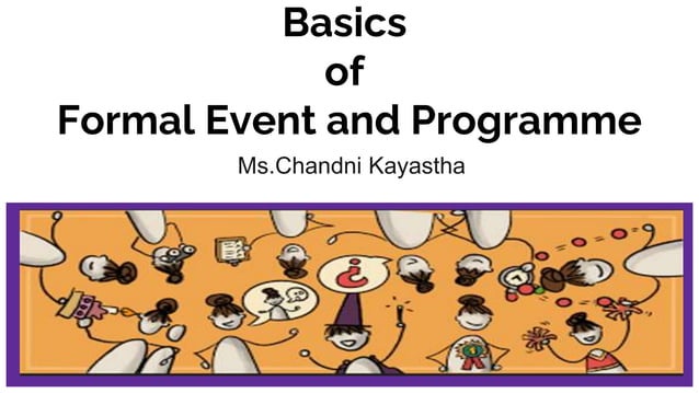 Seminars, Symposium, Conference, panel discussion and formal program.pptx