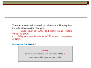 STOCK MARKET INDICES | PPTX