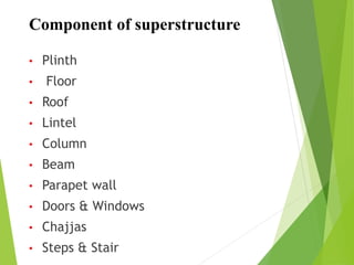 Superstructure | PPTX | Civil Engineering Industry | Industries