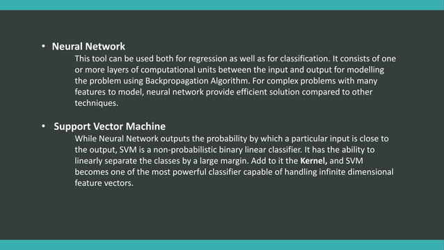 Machine Learning using Support Vector Machine | PPTX | Computing | Technology & Computing