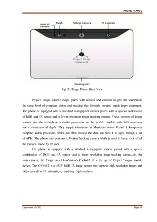 Google''s Project Tango | DOCX | Smartphones | Consumer Electronics