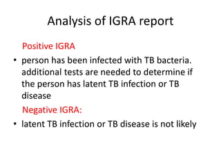 RECENT ADVANCES IN DIAGNOSIS OF TUBERCULOSIS | PPTX