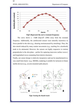 Seminar report skinput techonology | PDF