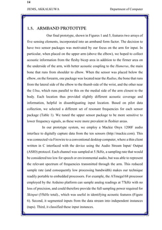 Seminar report skinput techonology | PDF