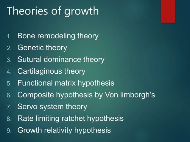 Theories of growth | PPT | Bone and Joint Conditions | Diseases and ...