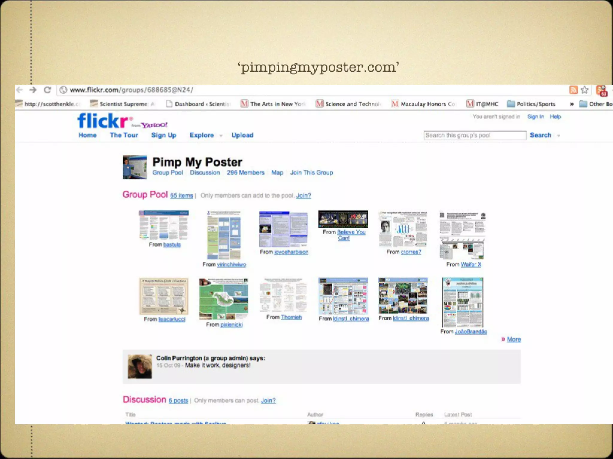 Seminar three poster presentation | PPT