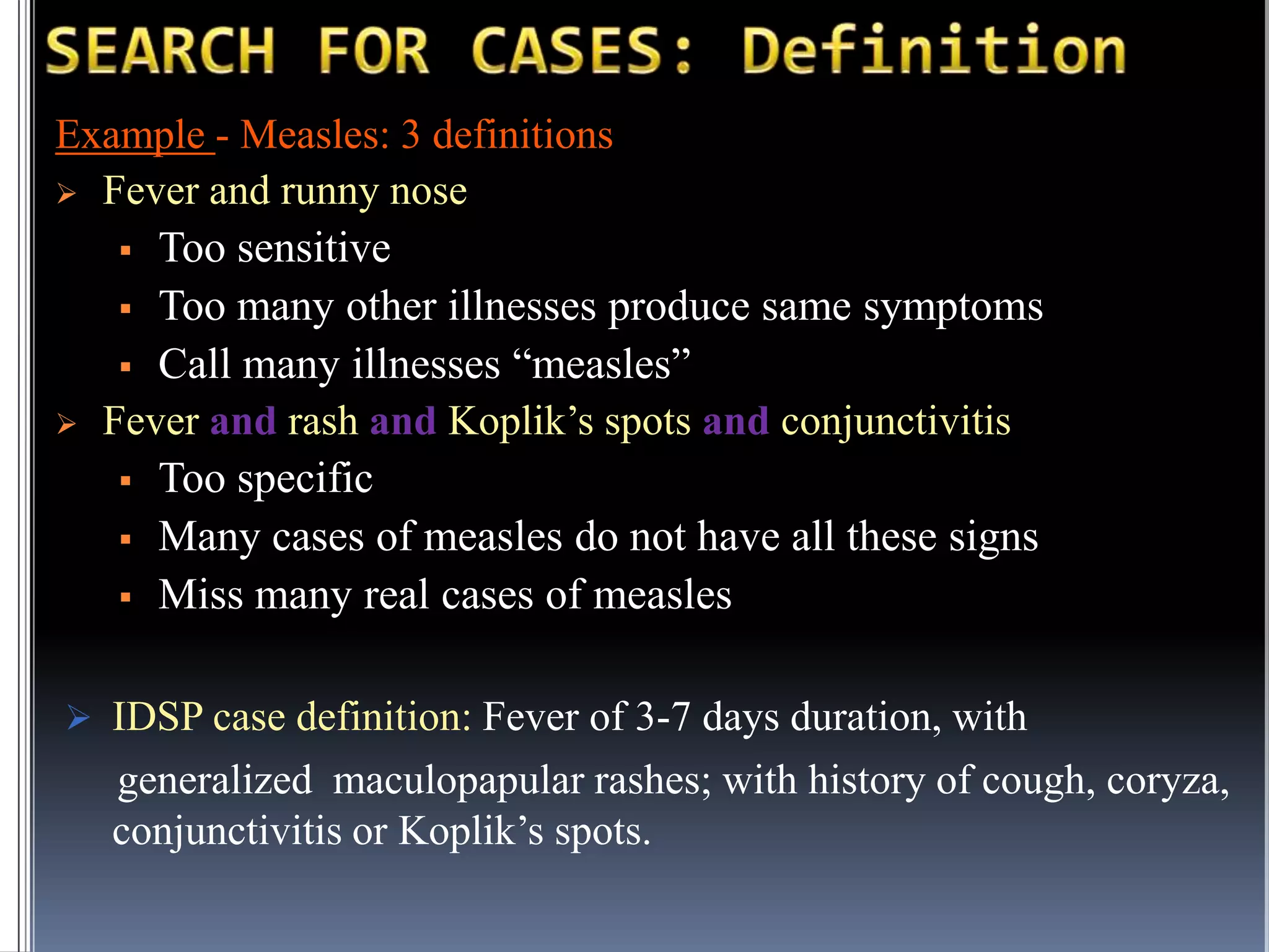 outbreak investigation - types of epidemics and investigating them | PPTX