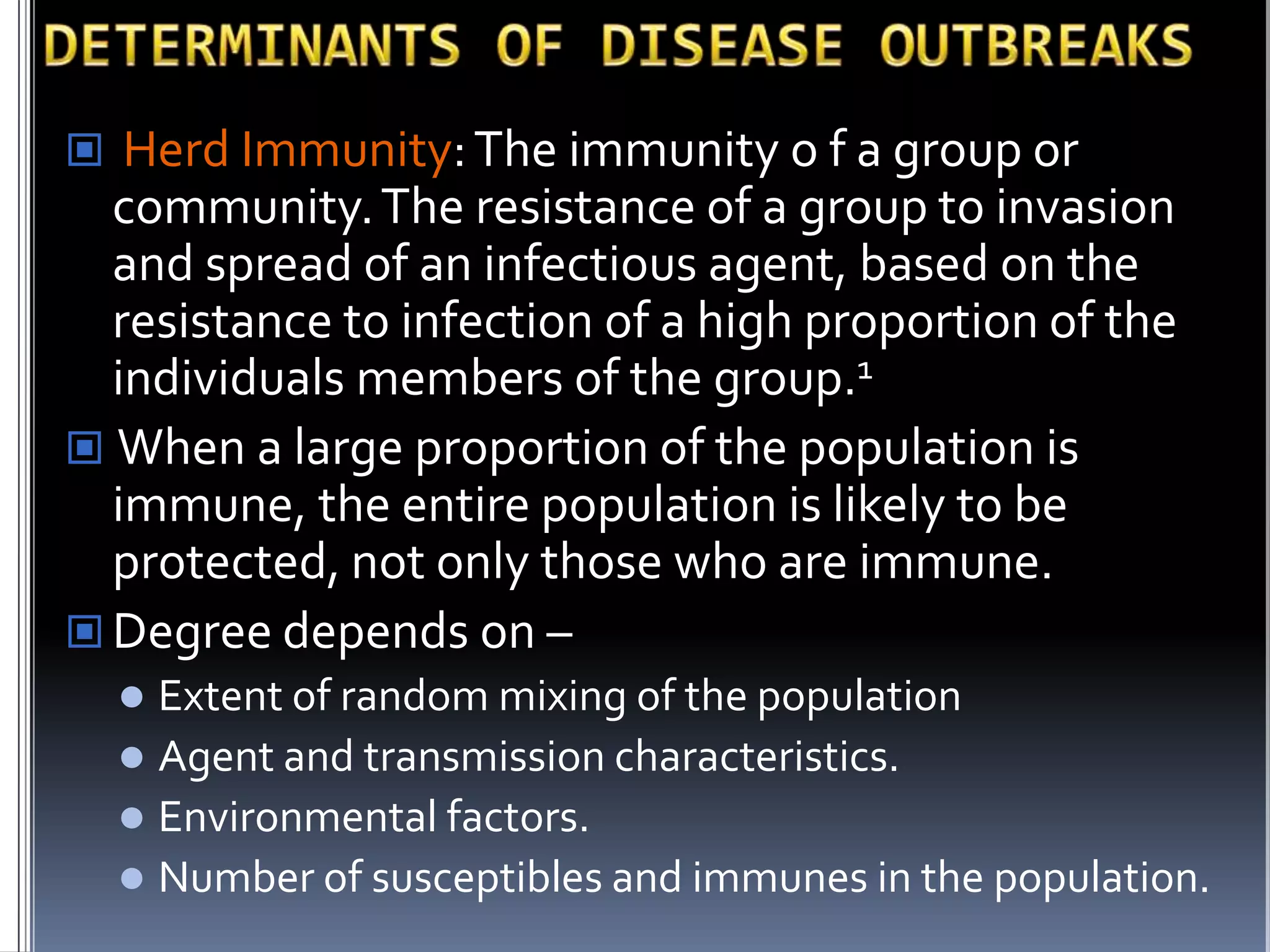 outbreak investigation - types of epidemics and investigating them | PPTX