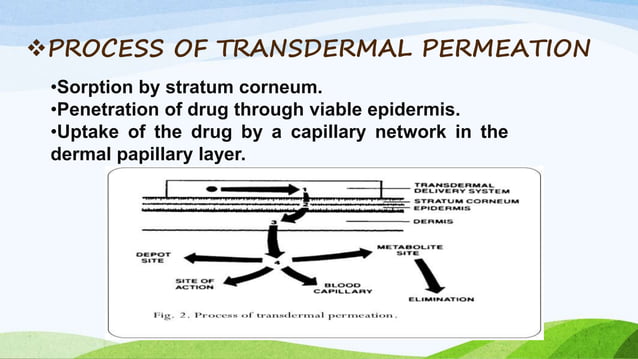 Transdermal drug delivery system | PPT