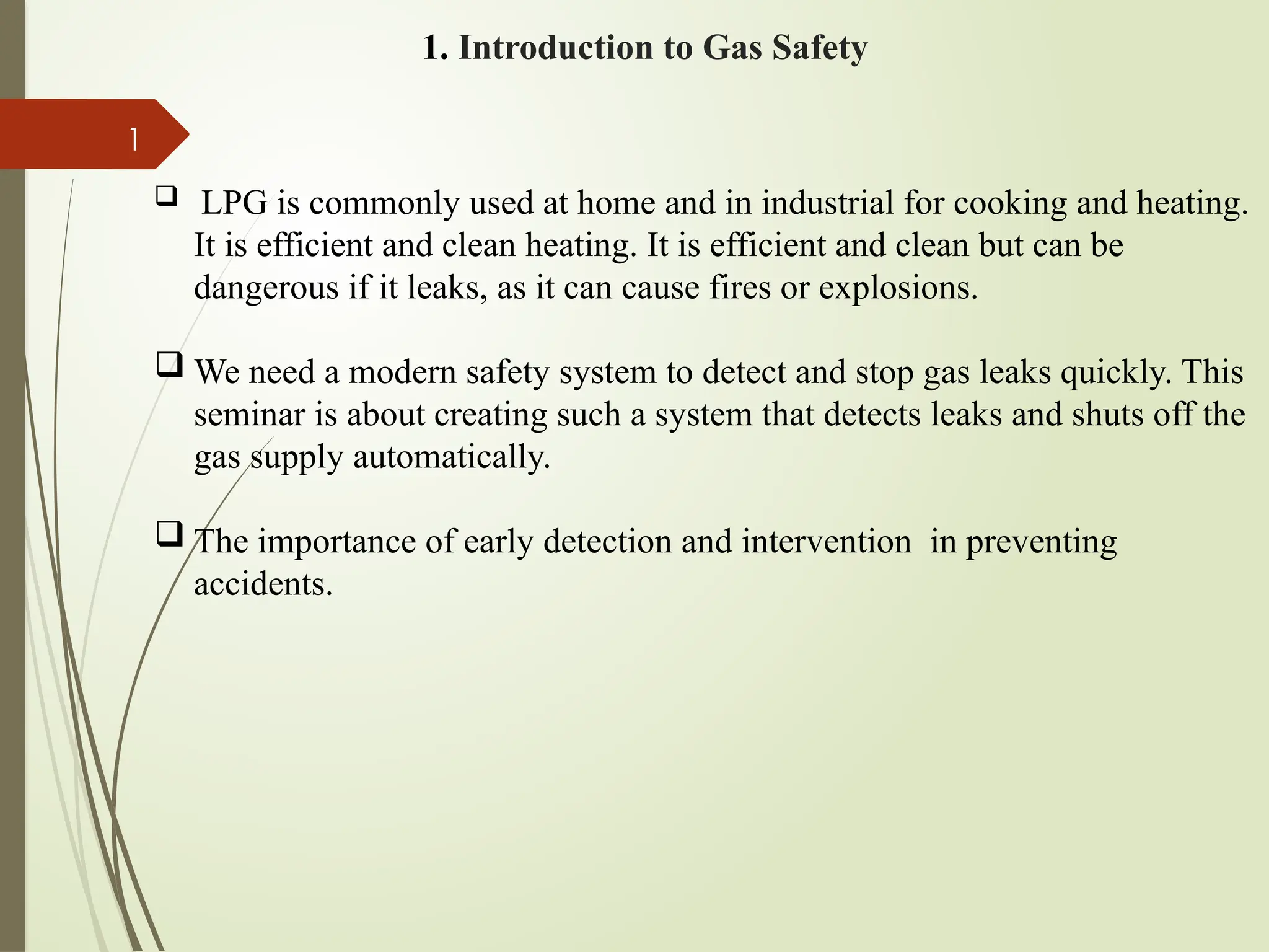 Advanced gas leakage detection safety with auto cut off regulator.pptx