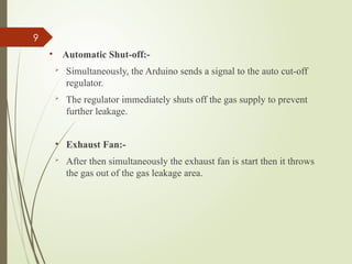 Advanced gas leakage detection safety with auto cut off regulator.pptx