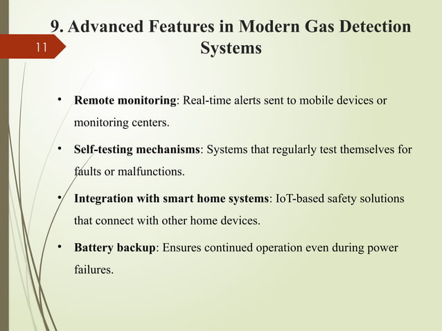 Advanced Gas Leakage Detection Safety With Auto Cut Off Regulator Pptx