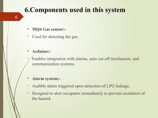 Advanced gas leakage detection safety with auto cut off regulator.pptx