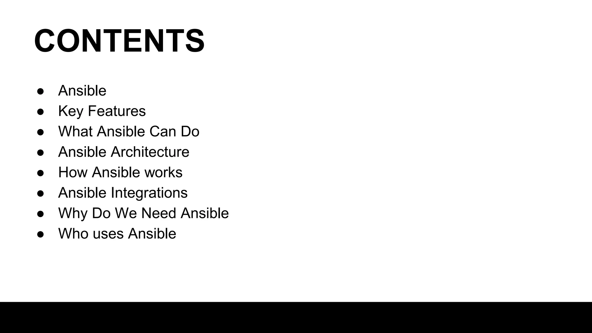 Ansible: Automation Tool | PPTX
