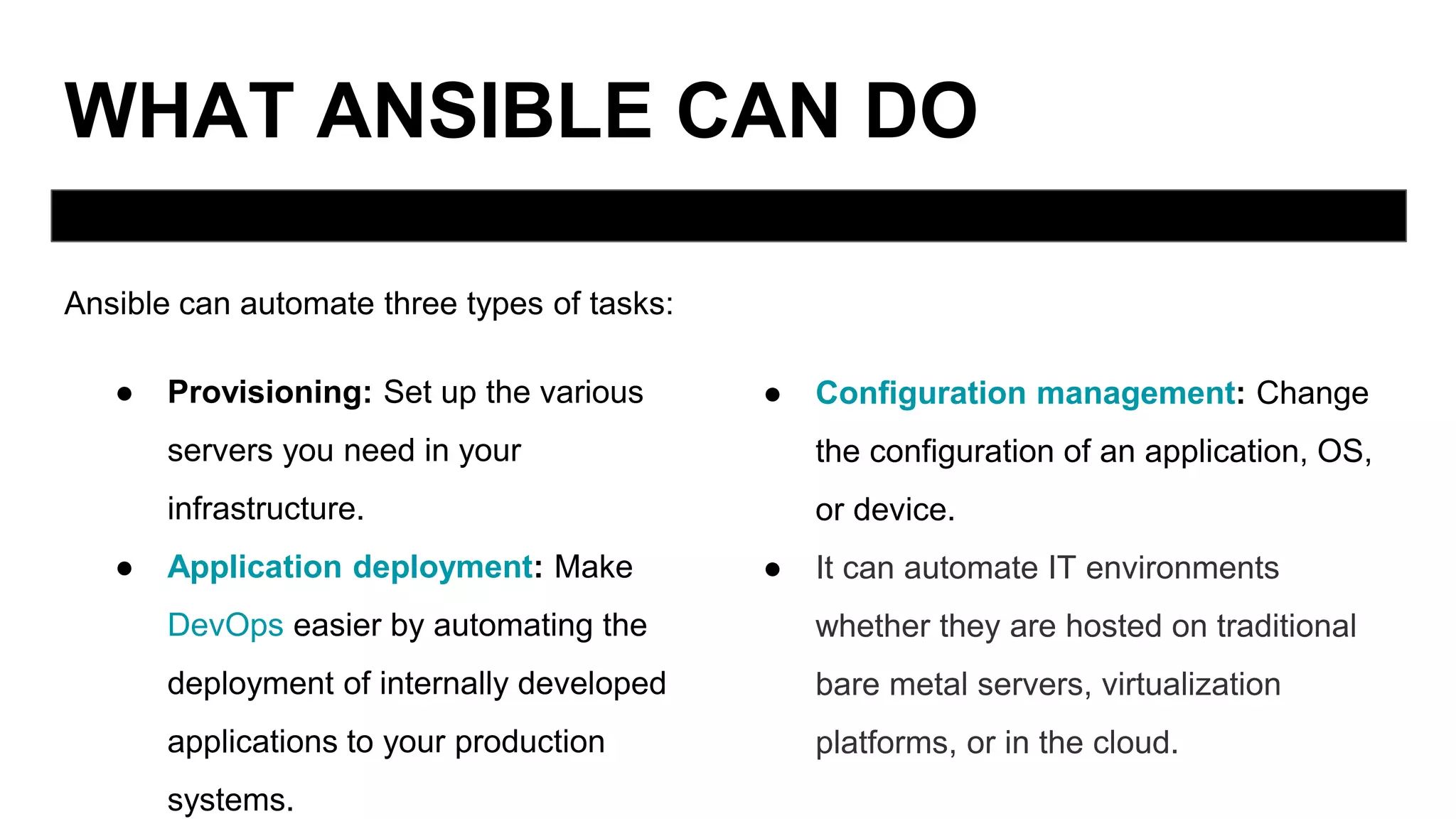 Ansible: Automation Tool | PPTX