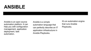 Ansible: Automation Tool | PPTX
